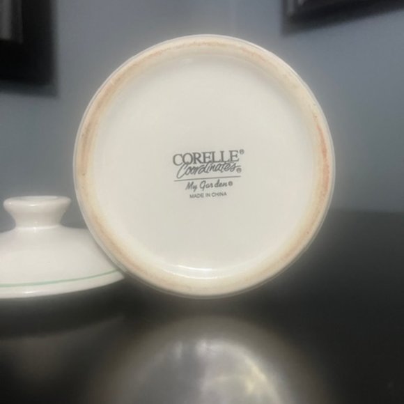Corelle | Dining | Vintage Corelle Coordinates Canister 6 My Garden ...